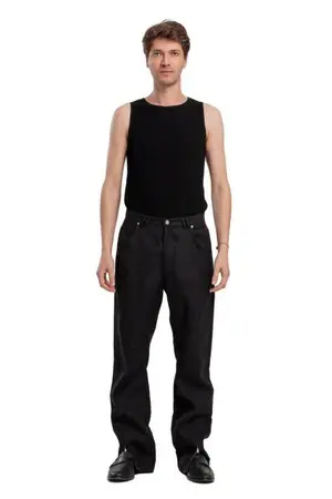 PCFG Daydreamers Linen Suit Trousers - Black