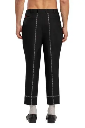 PCFG Daydreamers Striped Zip-detailed Trousers