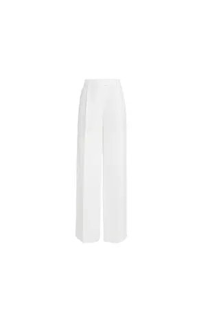 Brunello Cucinelli Loose Pleated Trousers - White