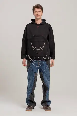PCFG Free Heaven Chain Hoodie - White
