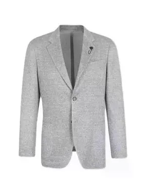LARDINI Single-breasted Knitted Blazer