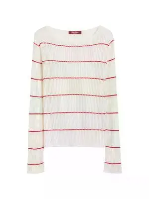 Max Mara Striped Knit Sweater