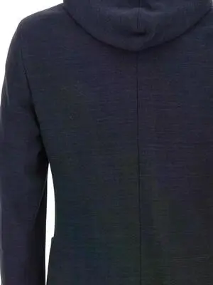 Eleventy Hooded Blazer - Blue