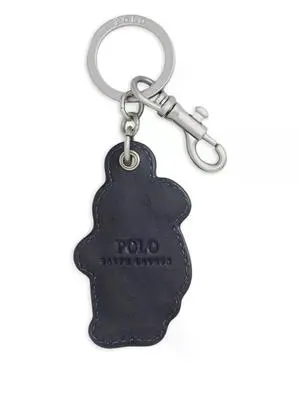 Polo Ralph Lauren Polo Bear Leather Key Fob - Blue