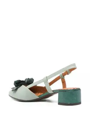 Chie Mihara Hezel Leather Heeled Pumps