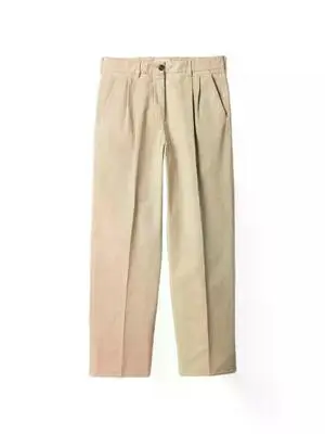 Miu Miu Classic Gabardine Trousers - Neutrals