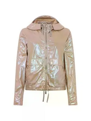 MOORER Hooded Zip Jacket - Neutrals