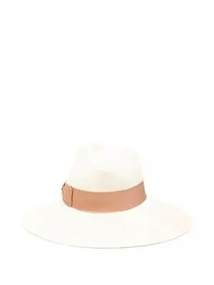 Borsalino Claudette Ribbon Wide Brim Hat