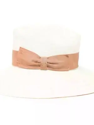 Borsalino Claudette Ribbon Wide Brim Hat