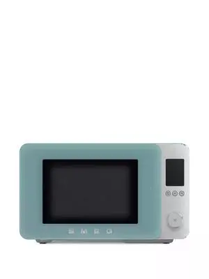 SMEG Logo-print Microwave - Green