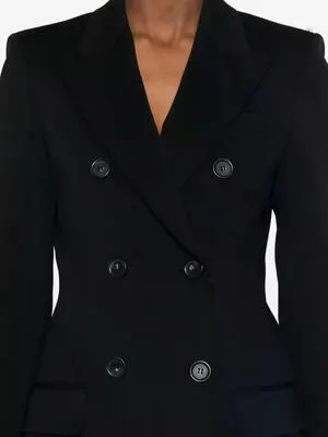 Sportmax Double-breasted Jacket - Black