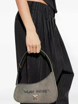 Off-White Jitney Quote Zipped Shoulder Bag
