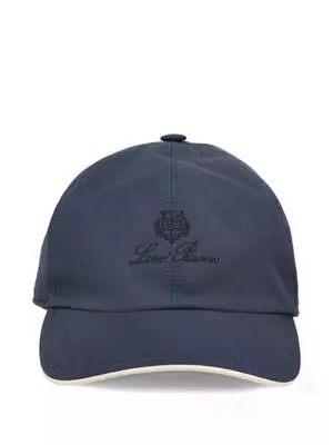 Loro Piana Logo-detail Cap - Blue