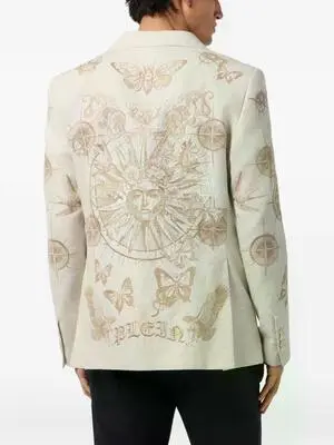 Philipp Plein Single-breasted Buttoned Blazer
