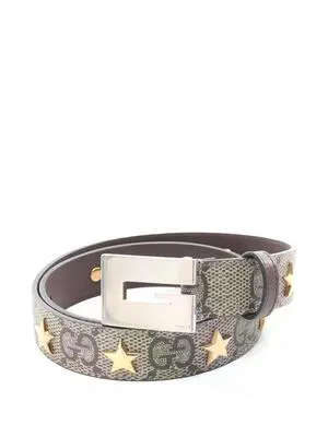 Gucci Star-embellished Belt - Neutrals