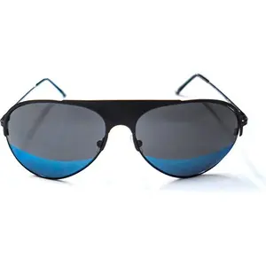 VULIWEAR Polarized Aviator Sunglasses - Blknblu