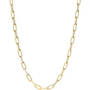 ANA LUISA Large Paperclip Link Necklace - Gold