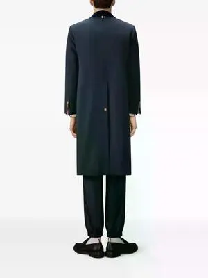 Thom Browne Tailored Velvet-collar Coat