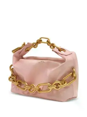 Balmain Mini Sync Chain Leather Tote Bag - Pink