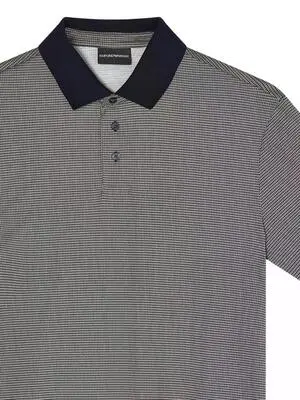 Emporio Armani Patterned Polo Shirt
