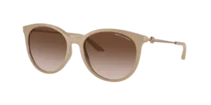 Armani Exchange Round Sunglasses - Gradient Brown
