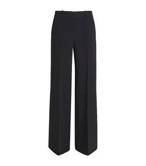 Theory Stretch Wide-leg Tailored Trousers
