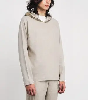 Sease Wool-cotton Raglan Hoodie
