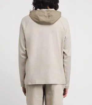 Sease Wool-cotton Raglan Hoodie