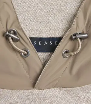 Sease Wool-cotton Raglan Hoodie