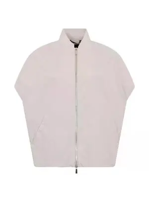 MOORER Zip-up Knitwear With Collar - Neutrals