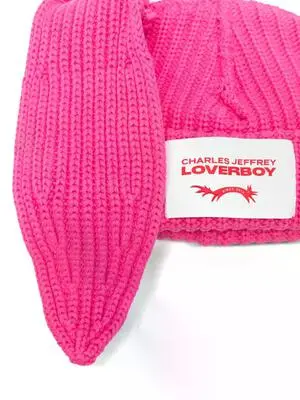 CHARLES JEFFREY Rabbit Beanie - Pink