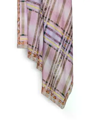PIERRE-LOUIS MASCIA Aloeuw Fringed Scarf - Pink