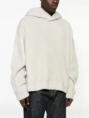 BONSAI Zigzag Patterned Hoodie