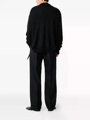 Studio Nicholson Hamto Polo Button Cardigan - Black