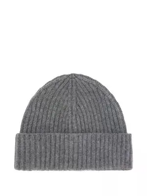 MOORER Davis Ribbed-knit Beanie Hat