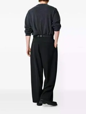 Studio Nicholson Pleated Trousers - Black