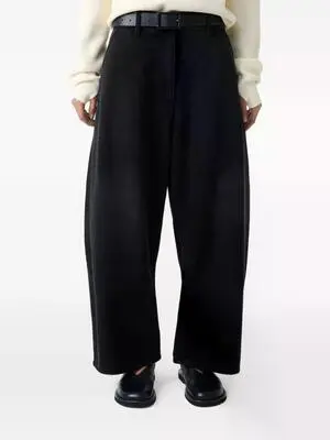 Studio Nicholson Chalco Curved Washed Denim Trousers