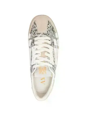 Amiri Pacific Bones Snake-pattern Sneakers
