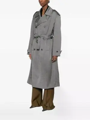 THE FRANKIE SHOP Double-breasted Trench Coat