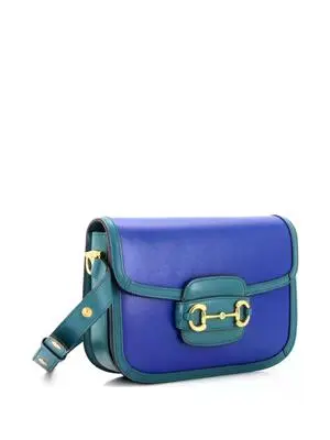 Gucci Horsebit 1955 Small Shoulder Bag - Blue
