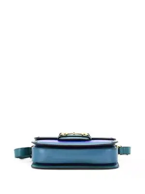 Gucci Horsebit 1955 Small Shoulder Bag - Blue