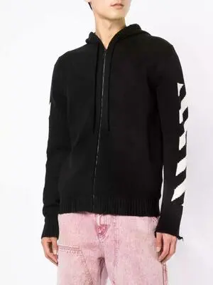 Off-White Diag-stripe Print Hoodie