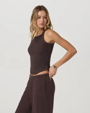 Vuori Poe Cooper Tank Top - French Roast