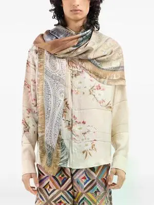 PIERRE-LOUIS MASCIA Molare Paisley Collage Scarf