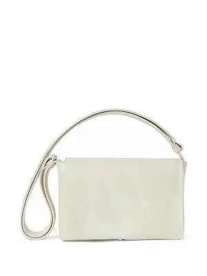 Studio Nicholson Meshi Flap Grained-leather Shoulder Bag - Neutrals