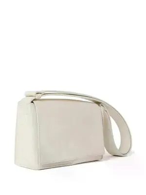 Studio Nicholson Meshi Flap Grained-leather Shoulder Bag - Neutrals