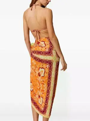 TWINSET Print Sarong - Orange