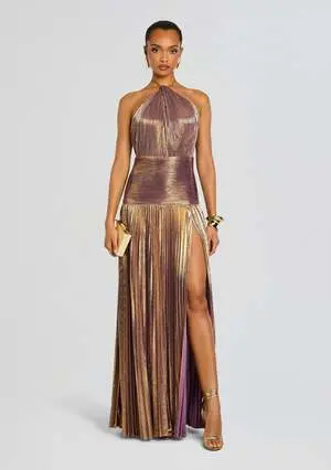 Metallic Dress Evening Dresses