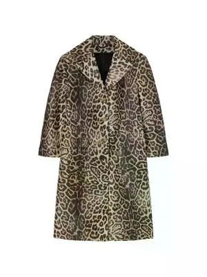 Ermanno Scervino Leopard Print Coat