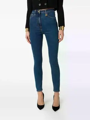 Elisabetta Franchi Logo Detail Skinny Jeans